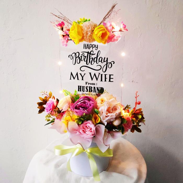 Jual ACRYLIC BLOOM BOX WITH LED - Kab. Bandung - Partyliciouz | Tokopedia