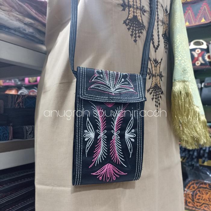 Jual tas selempang hp wanita bordiran motif khas Aceh - Kota Banda Aceh ...