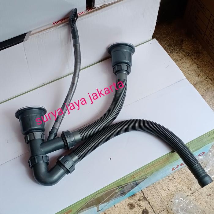 Jual Pipa kitchen sink 2 lubang / Afur + pipa sink 2 lubang - Jakarta ...