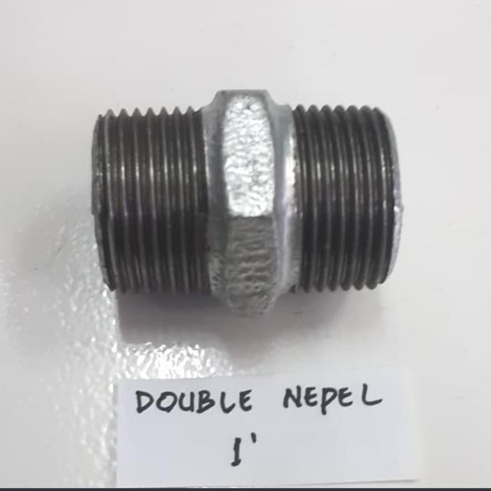 Jual double nepel besi drat 1 inch galvanis nepel - Jakarta Pusat - Sumber Pompa_NEW | Tokopedia