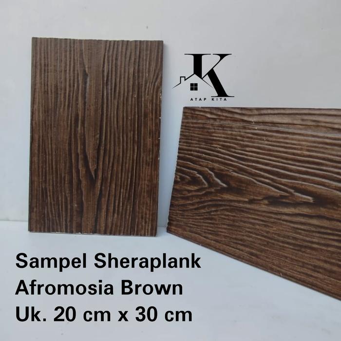 Jual Sampel Shera plank / Sample Afromosia 20 cm x 30 cm / Pagar ...