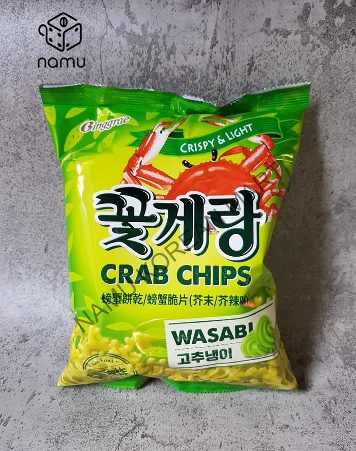 Jual Binggrae Crab Chips 70gr / Crab Chips Original, Wasabi, Jjampong ...