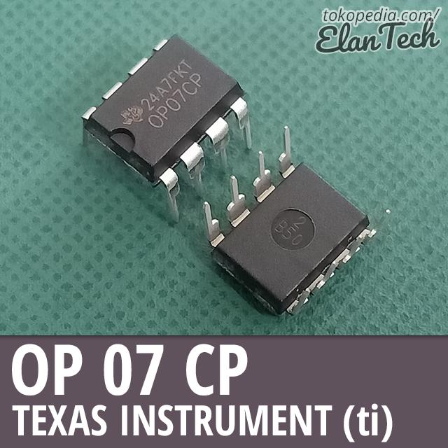 Jual OP07 / OP07CP / OP 07 Texas Instrument TI Ori Original Asli Elantech - Jakarta Pusat ...