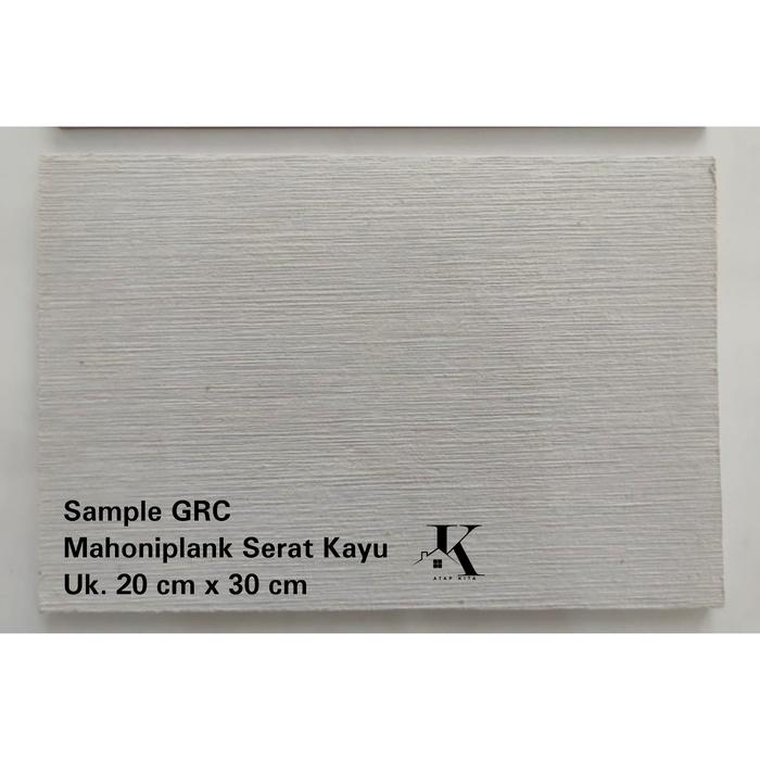 Jual Sample Serat Kayu / Sampel Mahoni Plank / Contoh GRC 20 cm x 30 cm ...