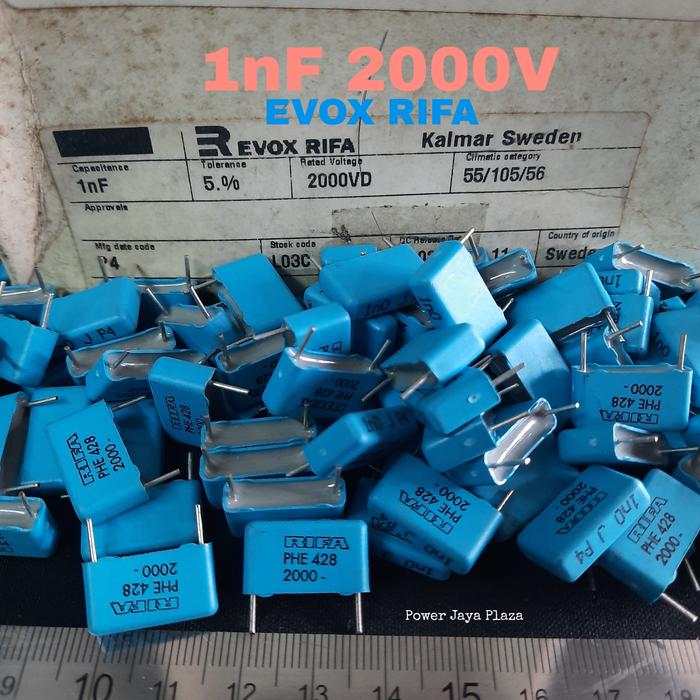 Jual 1nF 1n 2000V Metallized Film Capacitor ori Evox Rifa Sweden - Kota ...