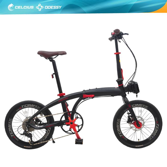 Jual SEPEDA LIPAT ODESSY TOMAX FRAME ALLOY 2O" - 10 SPEED - Merah ...