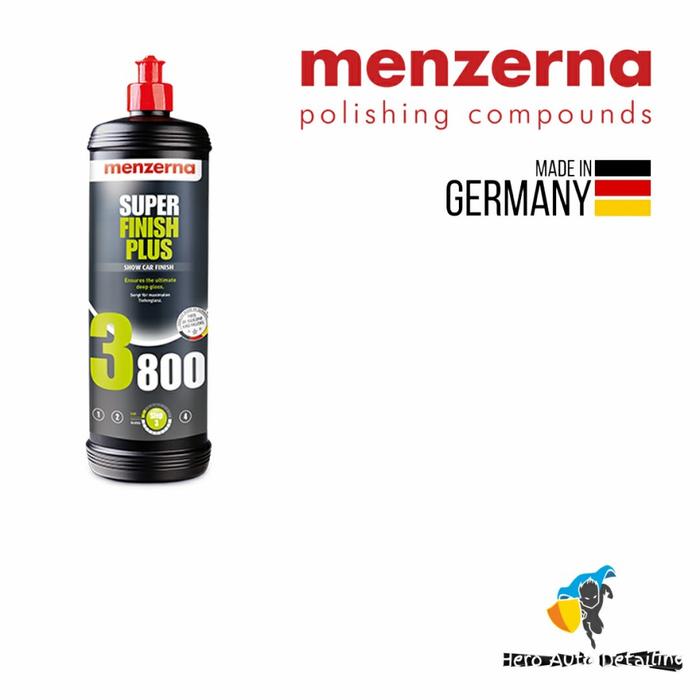 Deep Gloss Mirror Finish Compound 8oz Menzerna Super Finish Plus 3800 ...