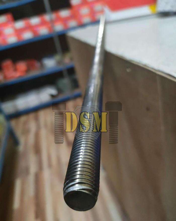 Jual SS 304 / As Drat Stainless M18 / Long Drat / Thread Rod M18x1Meter ...