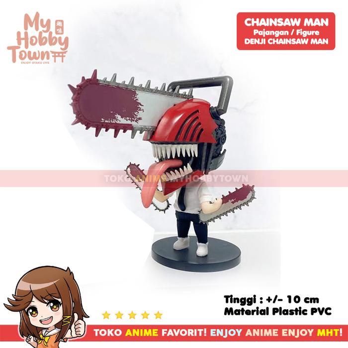 Jual Figure Anime Chainsaw Man Denji Power Pochita Satuan - Denji Smirk ...