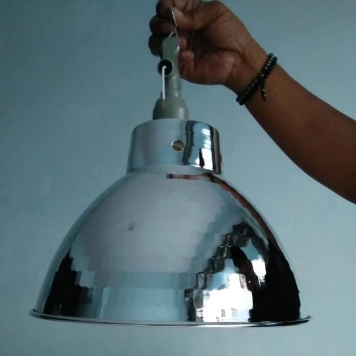 Jual kap industri 12in Kap Lampu Gantung Proyek Kilap 12inch 12" - Kap+Fittinge27 - Jakarta ...