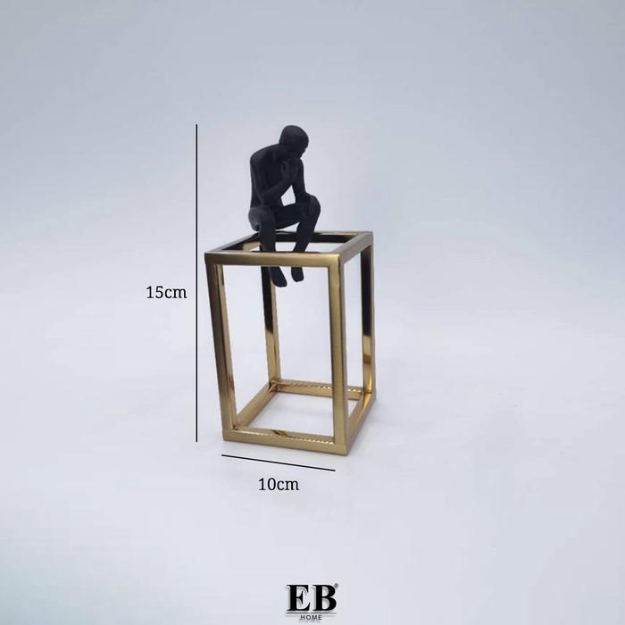 Jual Pajangan Meja / Thinking Man Figure Sculpture Statue EB Home 499/7 ...