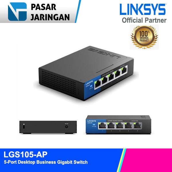 Jual LINKSYS LGS105-AP 5-Port Desktop Business Gigabit Switch - Jakarta ...