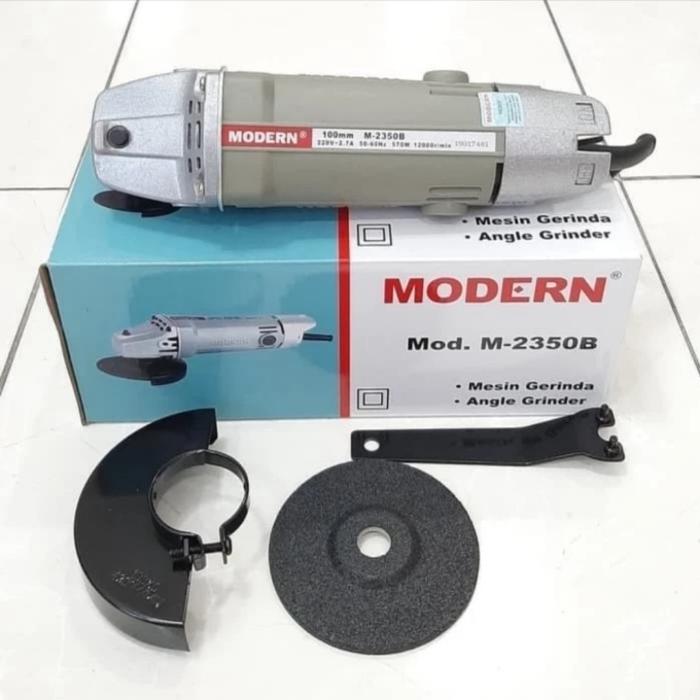 Jual GERINDA TANGAN 4 INCH MODERN M2350B / SLEPAN / ANGLE GRINDER ...