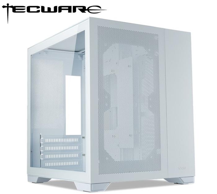 Jual TECWARE VXM MESH WHITE Tempered Glass Micro mATX Mini ITX CASE ...