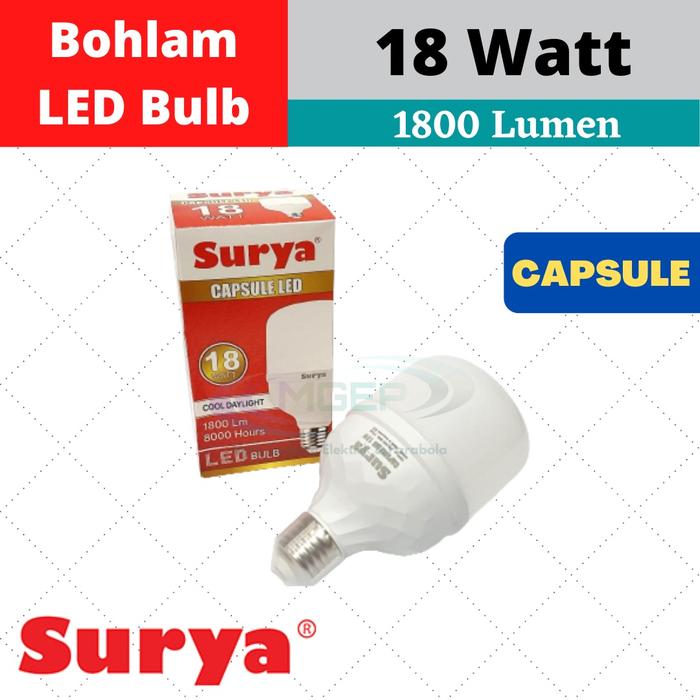 Jual Lampu LED Surya Capsule New 18 Watt 18 W Putih Cool Daylight ...