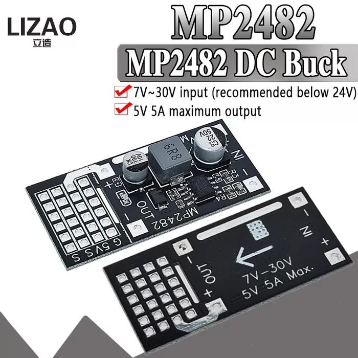 Jual MP2482 Step down module 2s 6s 7V-28V 5V 5A Steering gear power ...