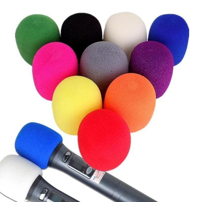 Jual Sarung Penutup Kepala Mic Busa Microphone Cover Mic Tebal ( 1 Pcs ...