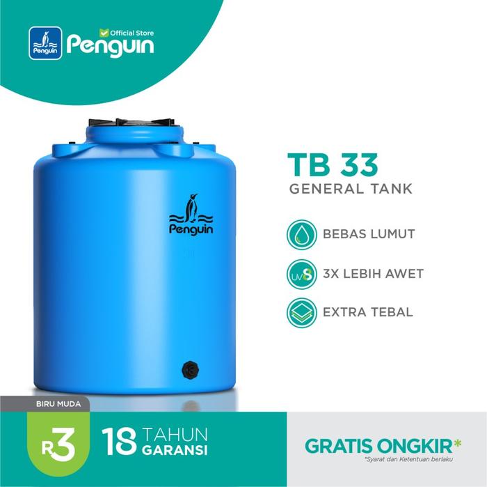 Jual Tangki | Toren | Tandon Air Penguin TB 33 Water Tank 300 liter ...