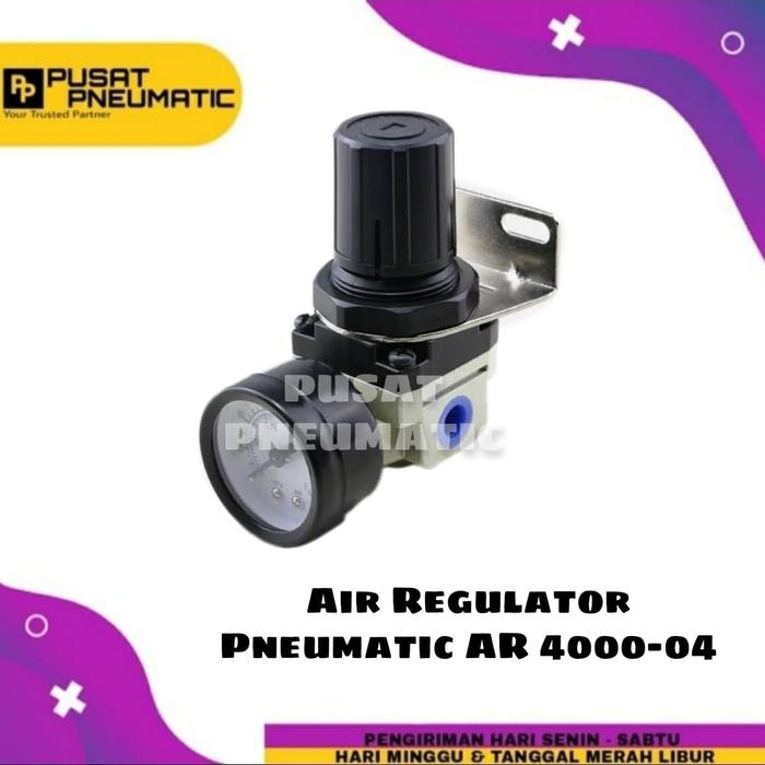 Jual AR 4000-04 REGULATOR PNEUMATIC / REGULATOR ANGIN 1/2" AR4000-04 ...