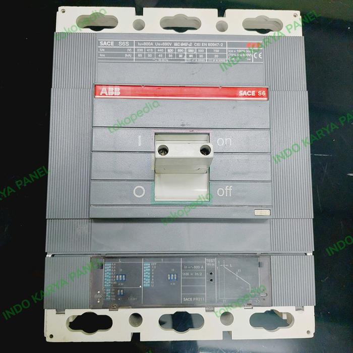 Jual MCCB SACE S6S 800A 3P 50kA ABB - Jakarta Pusat - INDO KARYA PANEL ...