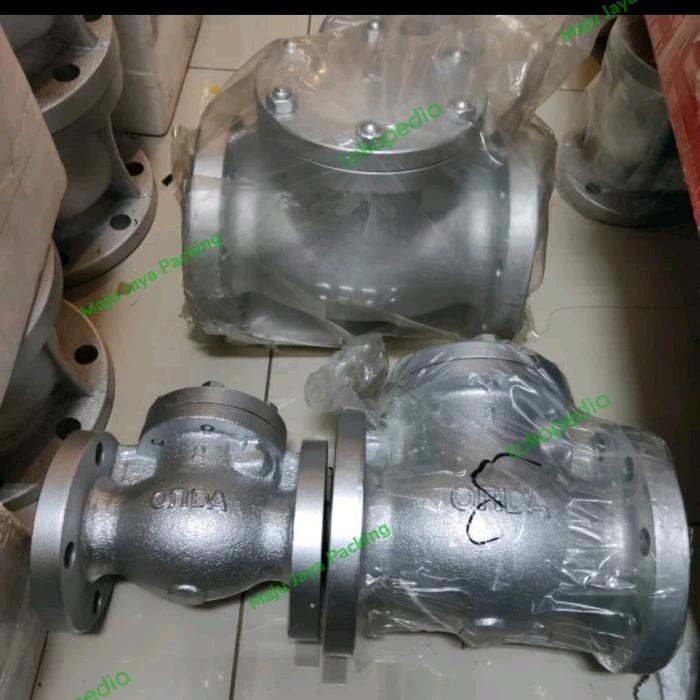 Jual Swing Check Valve Cast Iron Jis 10k 6" inch DN150 / Klep Tabok ...