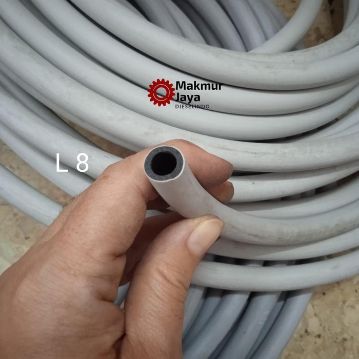 Jual selang solar abu - abu 6mm dan 8mm per 1 meter - abu-abu 8mm ...