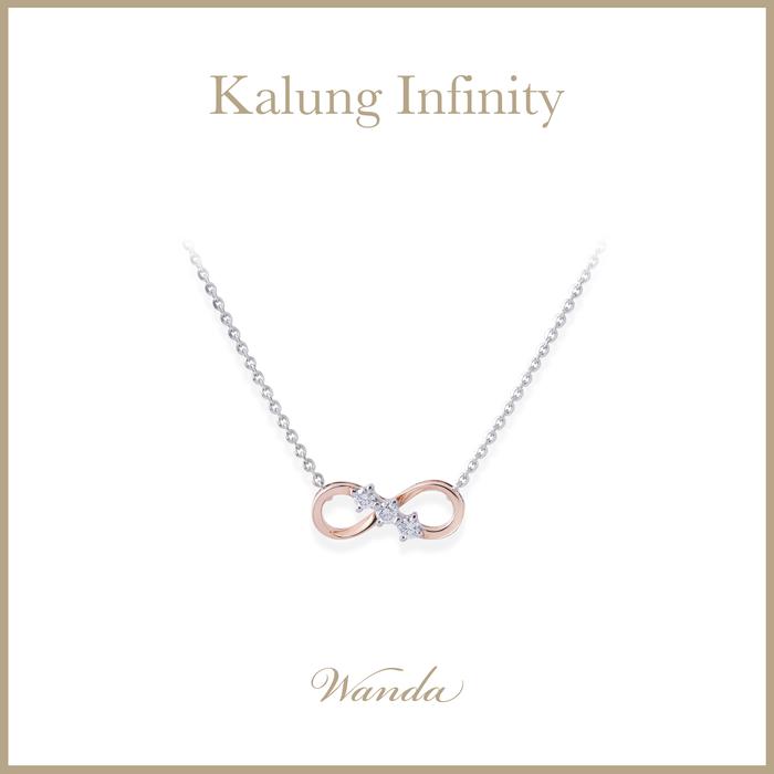 Promo Kalung Berlian Wanda - Infinity - Two Tone - Necklace Cicil 0% 3x ...