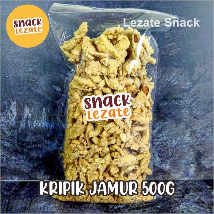 Promo Kripik Jamur Tiram Crispy 1KG Enak Gurih Keripik Jamur Kiloan ...