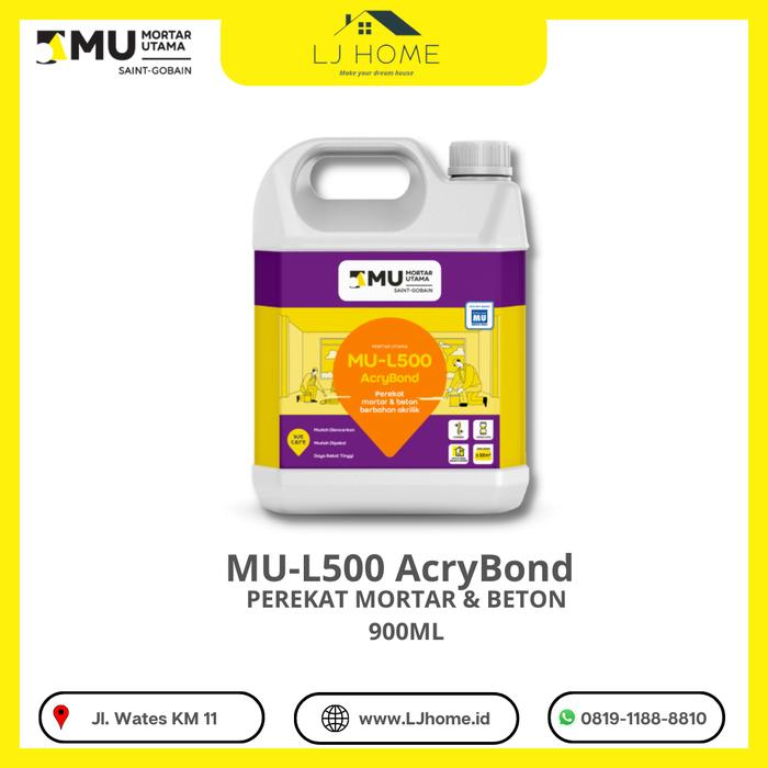 Jual MU-L500 AcryBond Bahan Perekat Mortar & Beton 900 ML - Kab. Bantul ...