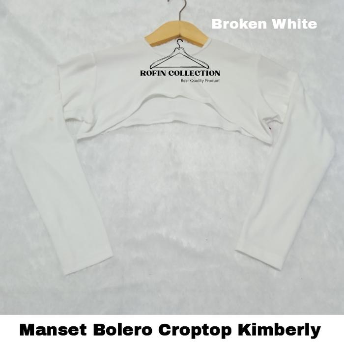 Promo Manset Tangan Sambung Bolero/Manset KimBerly Long Bolero Crop Top ...