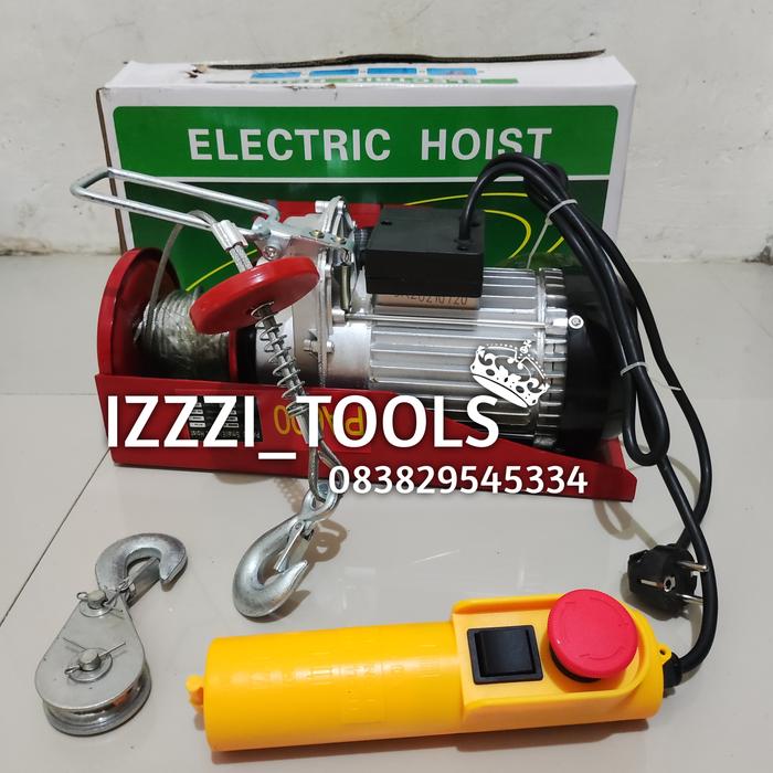 Jual Electric mini hoist 600 kg X 12 Meter Katrol listrik PA 600 Weka ...