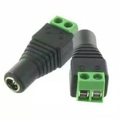 Jual Konektor Jack DC 12V Jek DC LED Strip Cctv Male Female Kabel 30cm ...