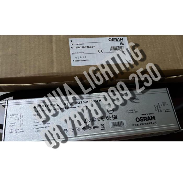 Jual OSRAM OPTOTRONIC OT 250/220-240/24P LED DRIVER OSRAM 250W WATT ...