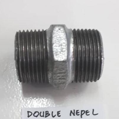 Jual Double neple 2" / Dobel nepel / double nipple besi Galvanis 2 inch ...