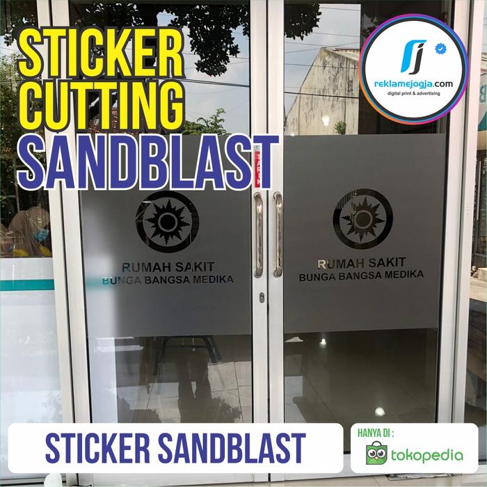 Jual Cutting Sticker Sandblast untuk Pintu/Kaca/dll - Kab. Sleman ...