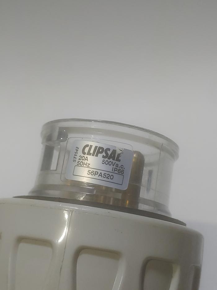 Jual Straight Plug Clipsal 56PA520 500V 20A 50Hz IP66 5 Pin - Abu-abu ...