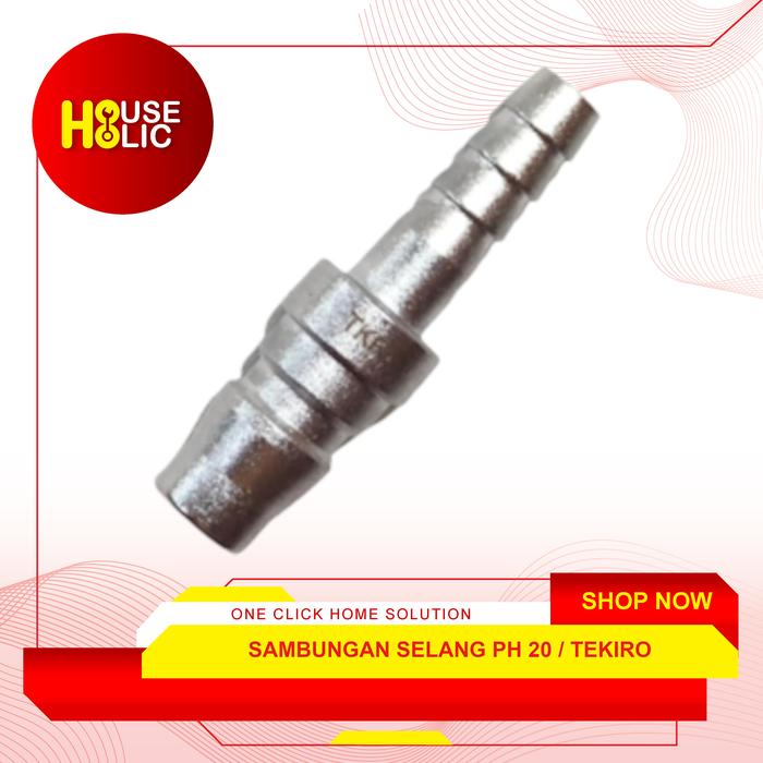 Jual TEKIRO Konektor Kompresor PH20 / Air Quick Coupler Two Touch PH 20 ...
