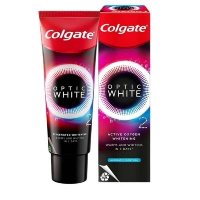 Jual Colgate Optic White Toothpaste O2 Pasta Gigi Aromatic Menthol 85gr ...