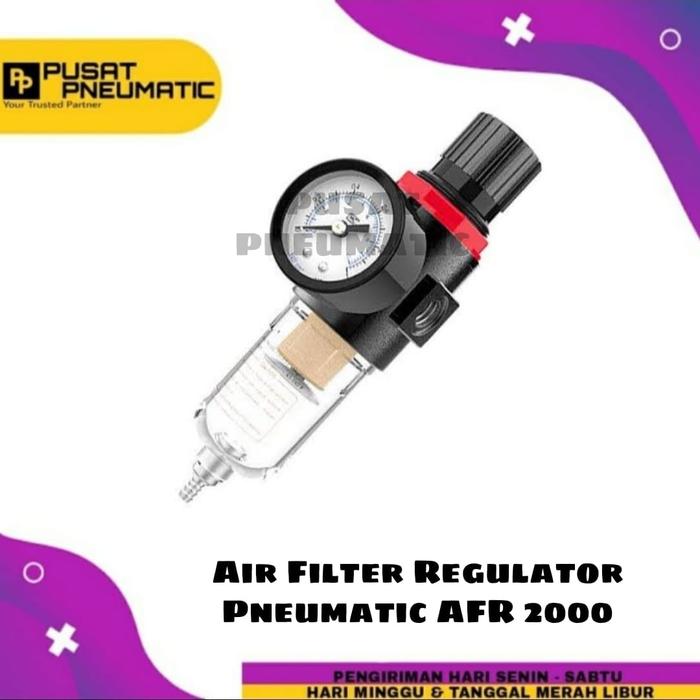 Jual AIR FILTER Regulator untuk ANGIN with gauge ukuran 1/4" - Jakarta ...