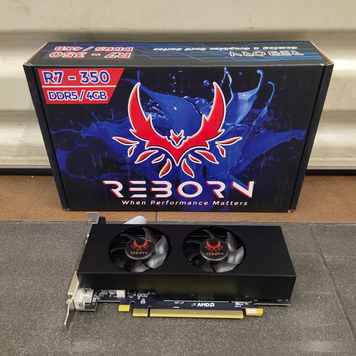 Jual VGA REBORN AMD Radeon R7 350 4GB GDDR5 128 bit PCIe Garansi 1 ...
