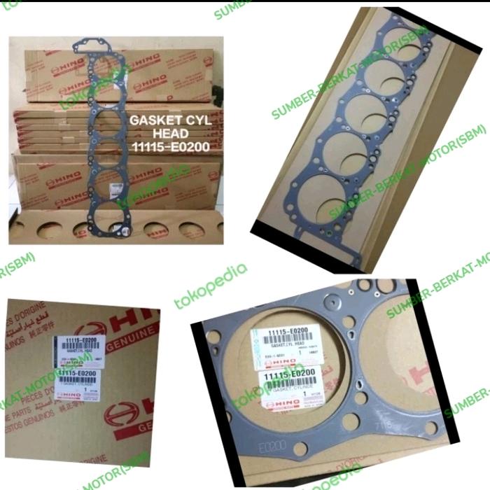 Jual PACKING HEAD GASKET CYLINDER HEAD HINO LOHAN HINO 500 11115-E0200 ...