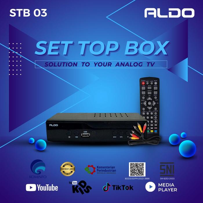 Jual Set Top Box STB - Aldo DVB T2 Full HD TV SIARAN DIGITAL RECEIVER Aldo - Jakarta Pusat - ATE ...