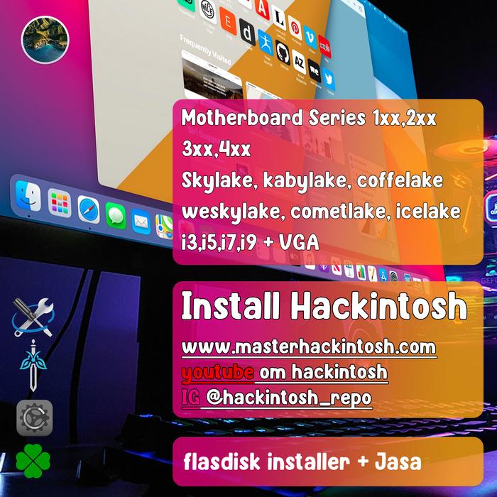 Jual Hackintosh installer plush Ssdt/Dsdt path intel Opencore bootloader PC - bigsur FD - Kab ...