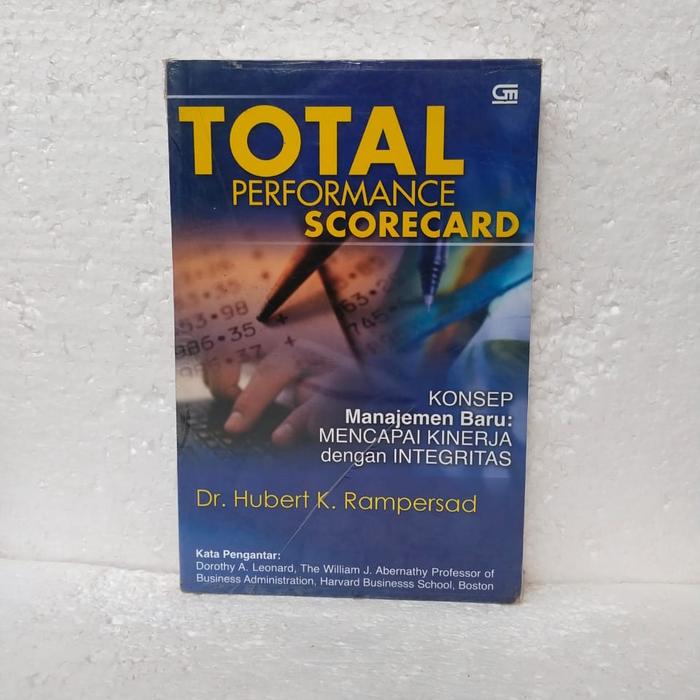 Jual buku original, TOTAL PERFORMANCE SCORECARD by Dr Hubert K Rampersad - Jakarta Pusat ...