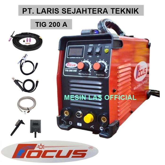 Jual Mesin Las Argon TIG 200 A Focus Trafo Las TIG-MMA 2T-4T - Jakarta ...