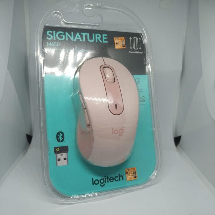 Jual Logitech Signature M650 Mouse Wireless Bluetooth Silent - Merah ...