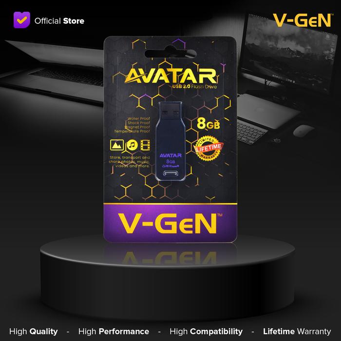Jual V-GeN USB 2.0 Flashdisk 8GB AVATAR Flash Disk 8 GB VGEN Drive ...