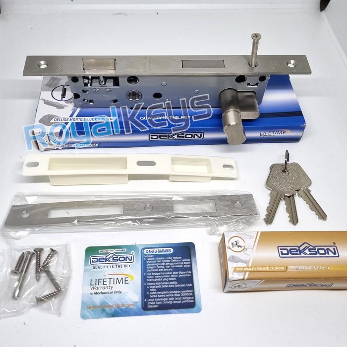 Jual Mortise Lock Dekson Dekkson MTS IL DL 84030 SSS Body Kunci Swing ...