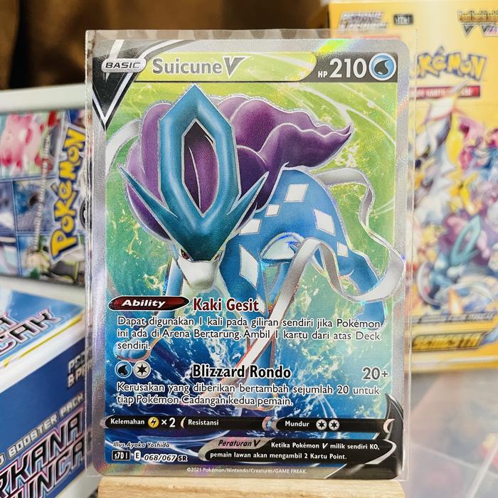 Jual Suicune V SR secret rare full art pokemon kartu tcg indonesia - Kota Tangerang - Tokutoys ...