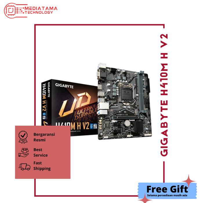 Jual GIGABYTE H410M H V2 - Motherboard (DDR4, Intel H470 Express ...